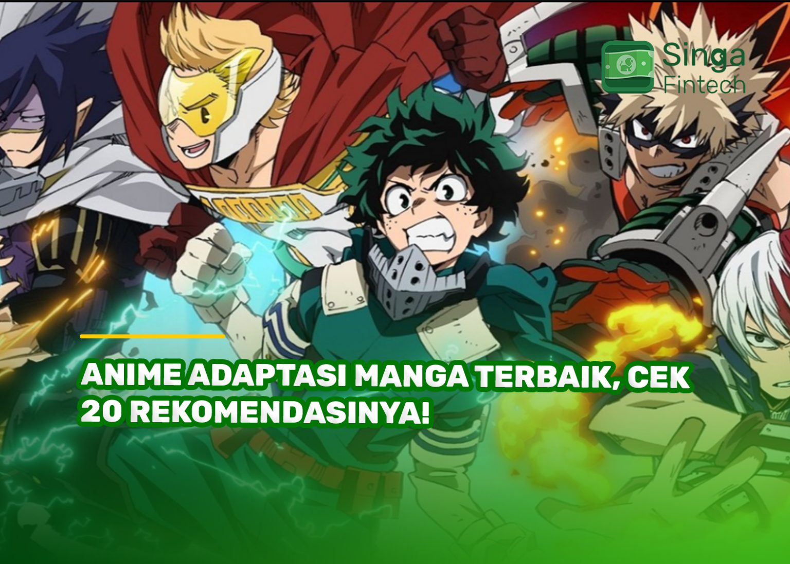 Anime Adaptasi Manga Terbaik, Cek 20 Rekomendasinya! - Singa Blog