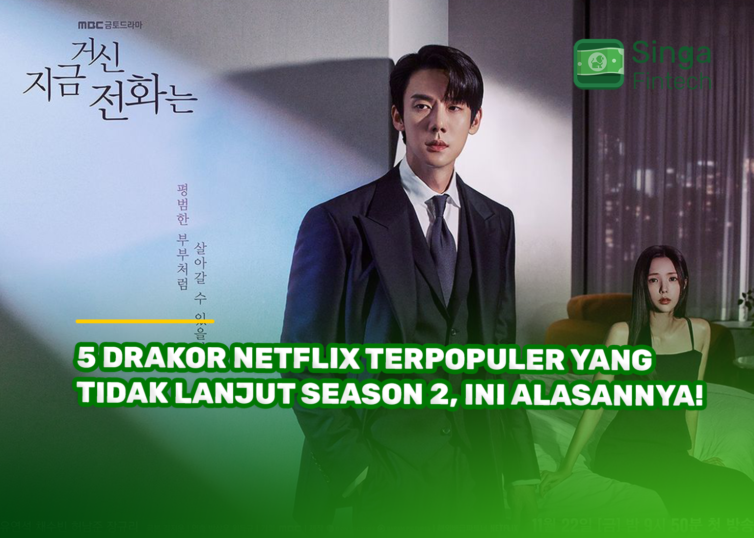 5 Drakor Netflix Terpopuler yang Tidak Lanjut Season 2, Ini Alasannya! - Singa